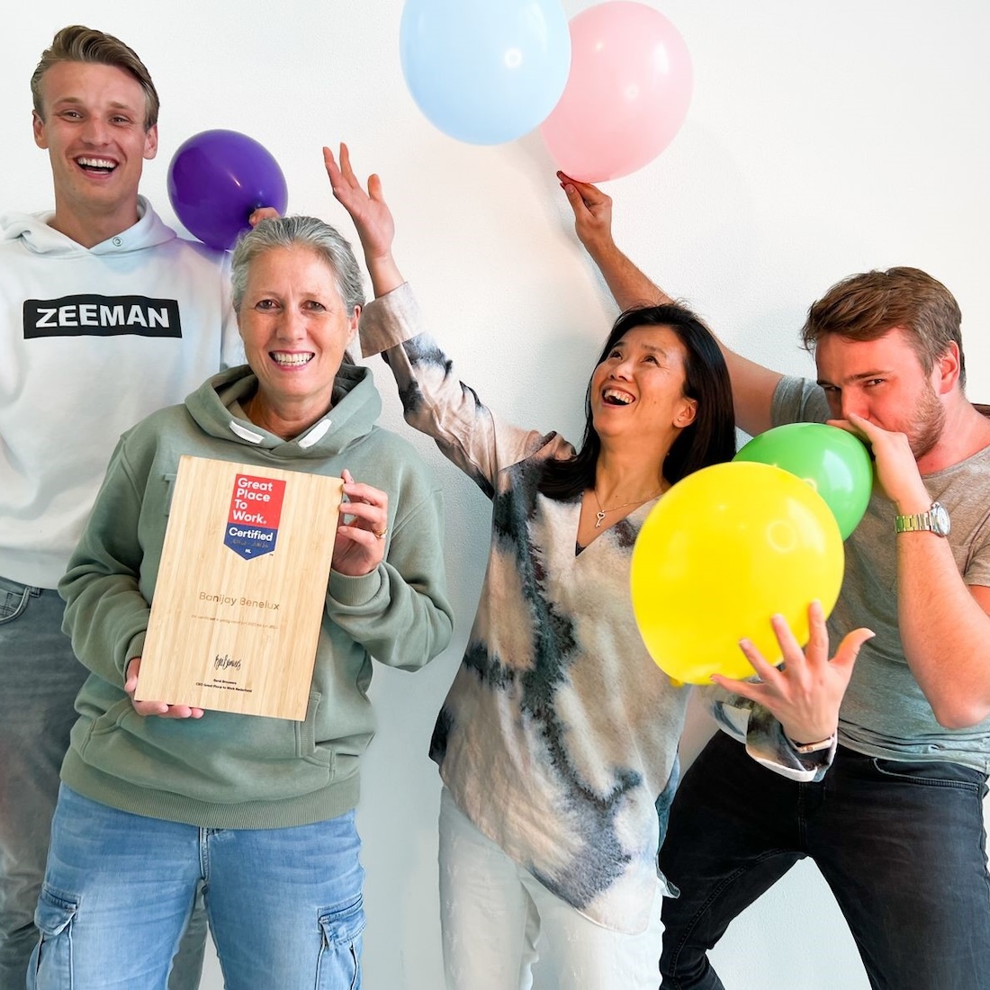 Banijay Benelux is Certified™! | Great Place To Work